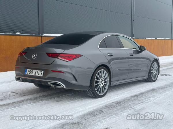 Grey Mercedes-Benz CLA-Class 2021 in Tallinn, with an engine capacity of 1.30 L and mileage of 59 thousand km for 27900 €, photo 2 on AUTOMOTO.COM.LV