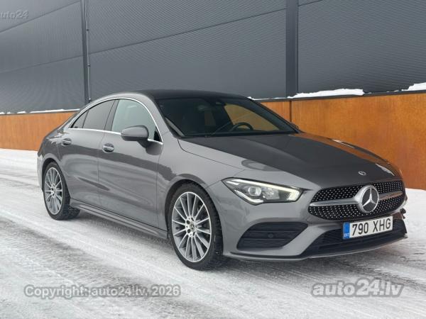 Grey Mercedes-Benz CLA-Class 2021 in Tallinn, with an engine capacity of 1.30 L and mileage of 59 thousand km for 27900 €, photo 3 on AUTOMOTO.COM.LV