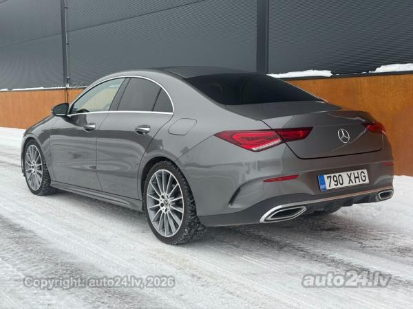 Grey Mercedes-Benz CLA-Class 2021 in Tallinn, with an engine capacity of 1.30 L and mileage of 59 thousand km for 27900 €, photo 4 on AUTOMOTO.COM.LV