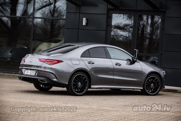 Grey Mercedes-Benz CLA-Class 2022 in Riga, with an engine capacity of 2.00 L and mileage of 75 thousand km for 29990 €, photo 3 on AUTOMOTO.COM.LV