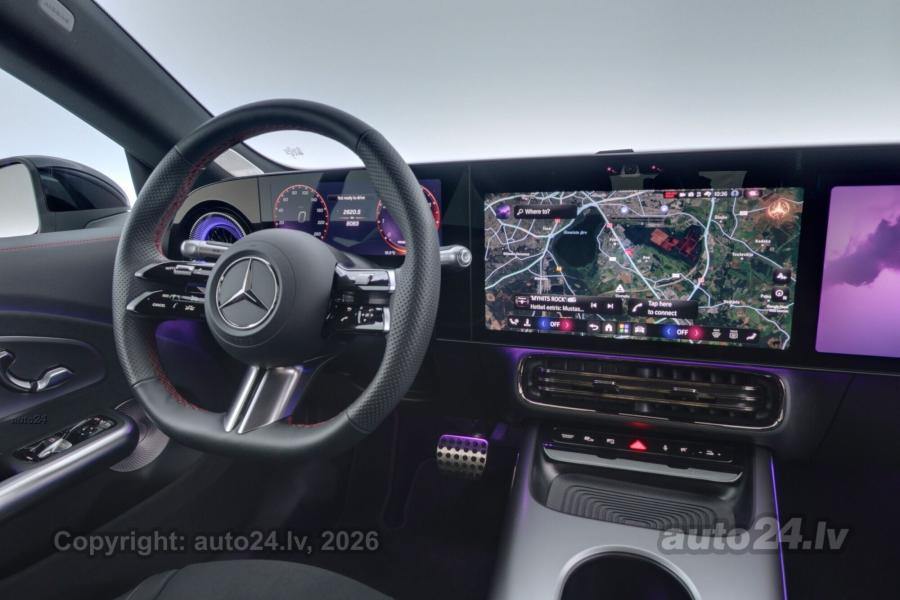 Pelēks Mercedes-Benz CLA-Class 2026 Tallina, ar dzinēja tilpumu 1.50 L un nobraukumu 9 tūkst. km par 59900 €, foto 14 vietnē AUTOMOTO.COM.LV