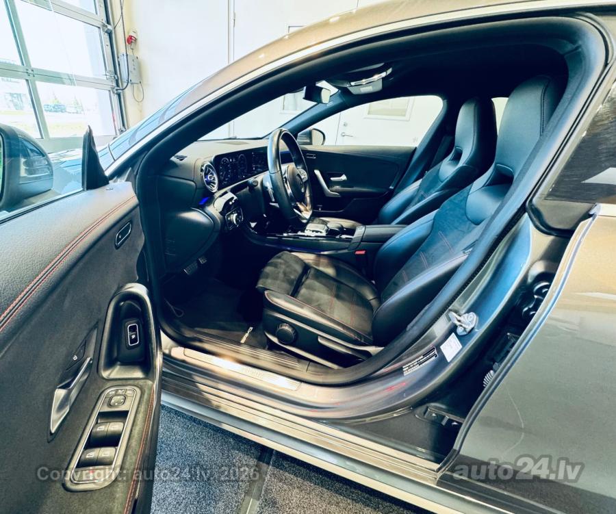 Pelēks Mercedes-Benz CLA-Class 2019 Pērnava, ar dzinēja tilpumu 1.30 L un nobraukumu 77 tūkst. km par 23900 €, foto 4 vietnē AUTOMOTO.COM.LV