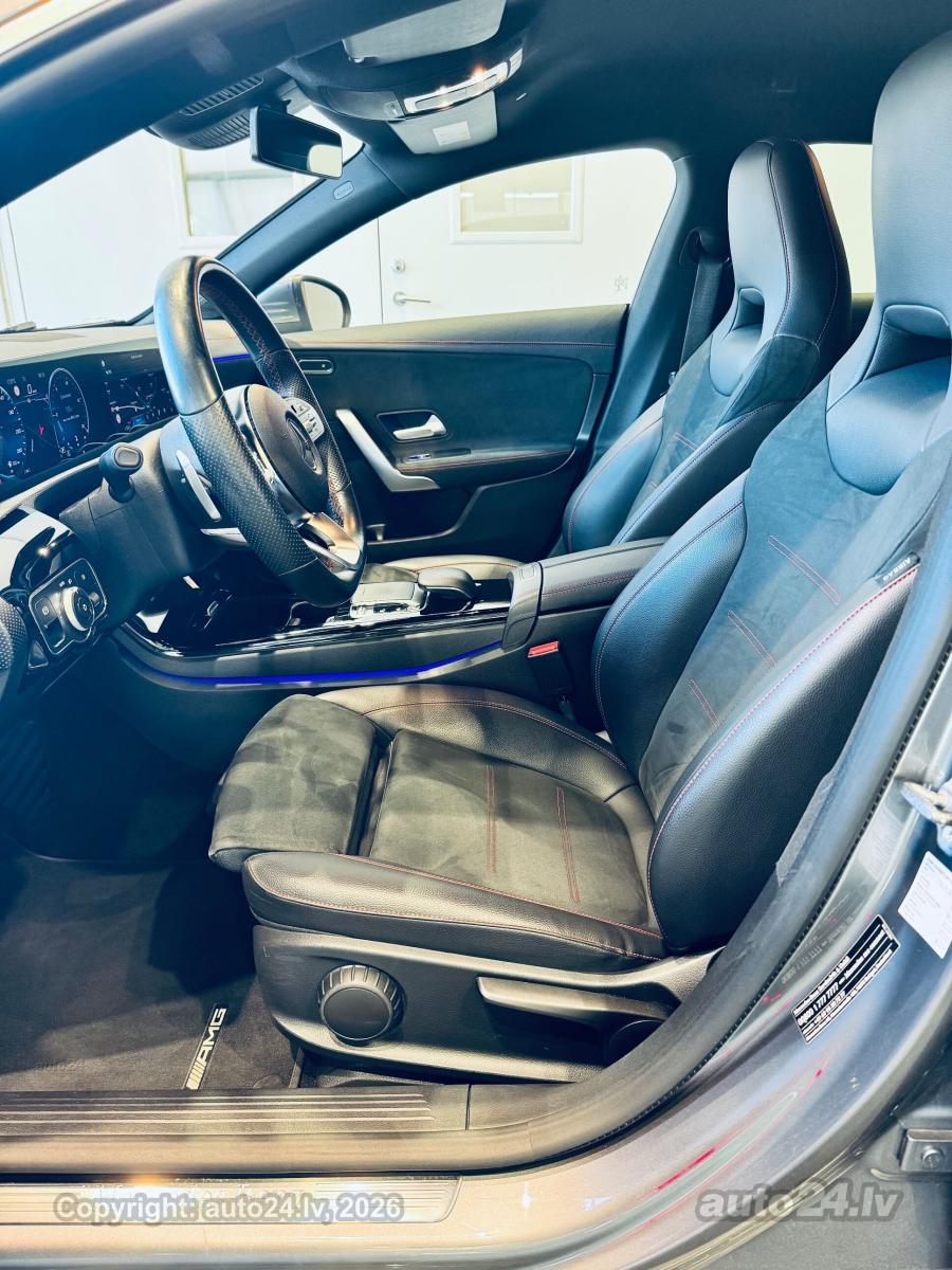 Pelēks Mercedes-Benz CLA-Class 2019 Pērnava, ar dzinēja tilpumu 1.30 L un nobraukumu 77 tūkst. km par 23900 €, foto 5 vietnē AUTOMOTO.COM.LV
