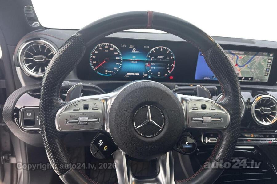 Grey Mercedes-Benz CLA-Class 2021 in Parnu, with an engine capacity of 2.00 L and mileage of 122 thousand km for 34900 €, photo 8 on AUTOMOTO.COM.LV