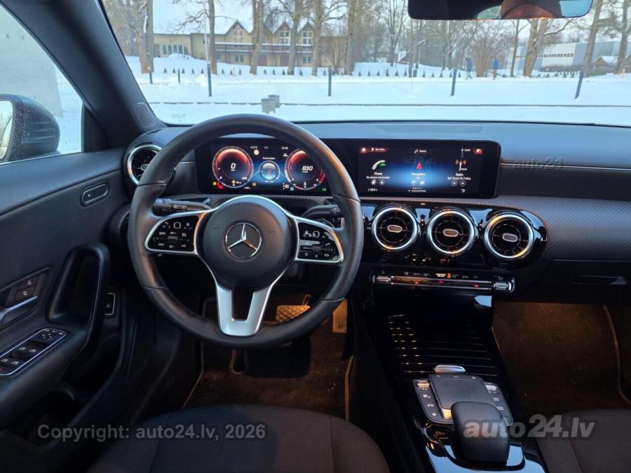 Grey Mercedes-Benz CLA-Class 2021 in Viljandi, with an engine capacity of 1.50 L and mileage of 221 thousand km for 16500 €, photo 14 on AUTOMOTO.COM.LV