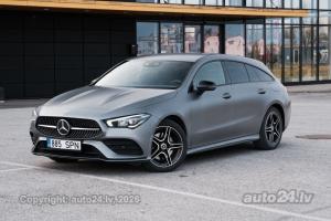 Grey Mercedes-Benz CLA-Class 2021 in Tallinn, with an engine capacity of 1.30 L and mileage of 36 thousand km for 30900 €, photo 3 on AUTOMOTO.COM.LV