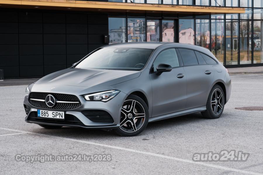 Grey Mercedes-Benz CLA-Class 2021 in Tallinn, with an engine capacity of 1.30 L and mileage of 36 thousand km for 30900 €, photo 3 on AUTOMOTO.COM.LV