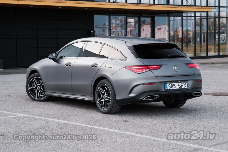 Grey Mercedes-Benz CLA-Class 2021 in Tallinn, with an engine capacity of 1.30 L and mileage of 36 thousand km for 30900 €, photo 9 on AUTOMOTO.COM.LV