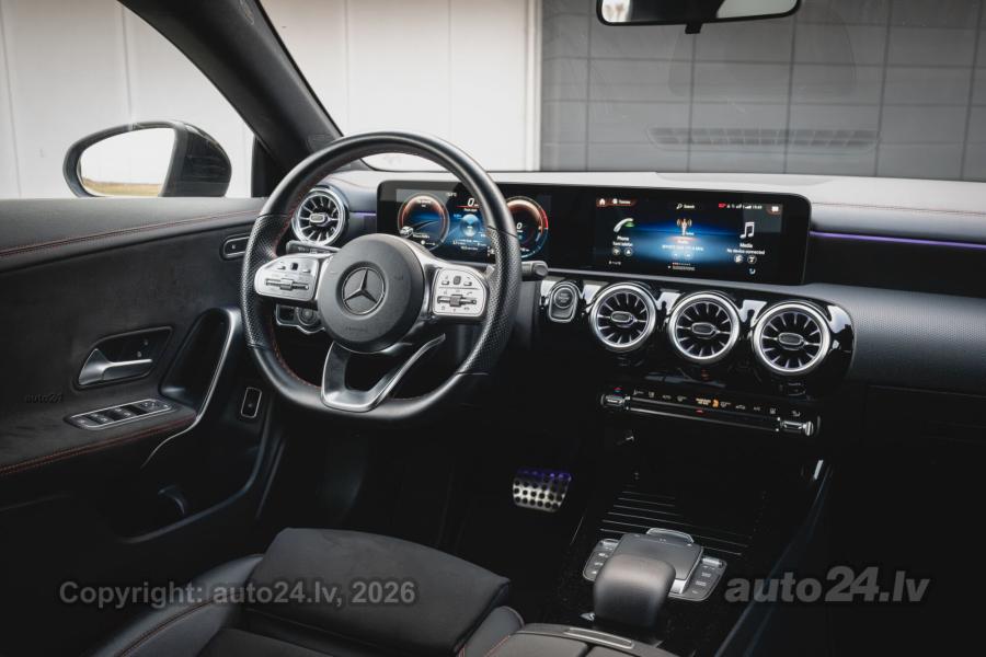 Grey Mercedes-Benz CLA-Class 2021 in Tallinn, with an engine capacity of 1.30 L and mileage of 36 thousand km for 30900 €, photo 17 on AUTOMOTO.COM.LV