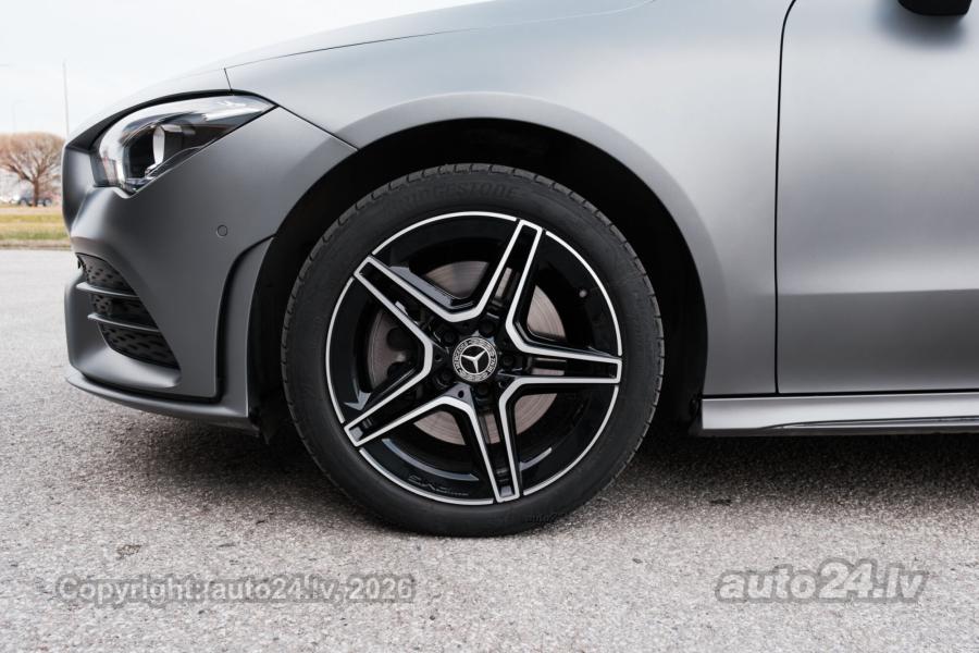 Grey Mercedes-Benz CLA-Class 2021 in Tallinn, with an engine capacity of 1.30 L and mileage of 36 thousand km for 30900 €, photo 26 on AUTOMOTO.COM.LV