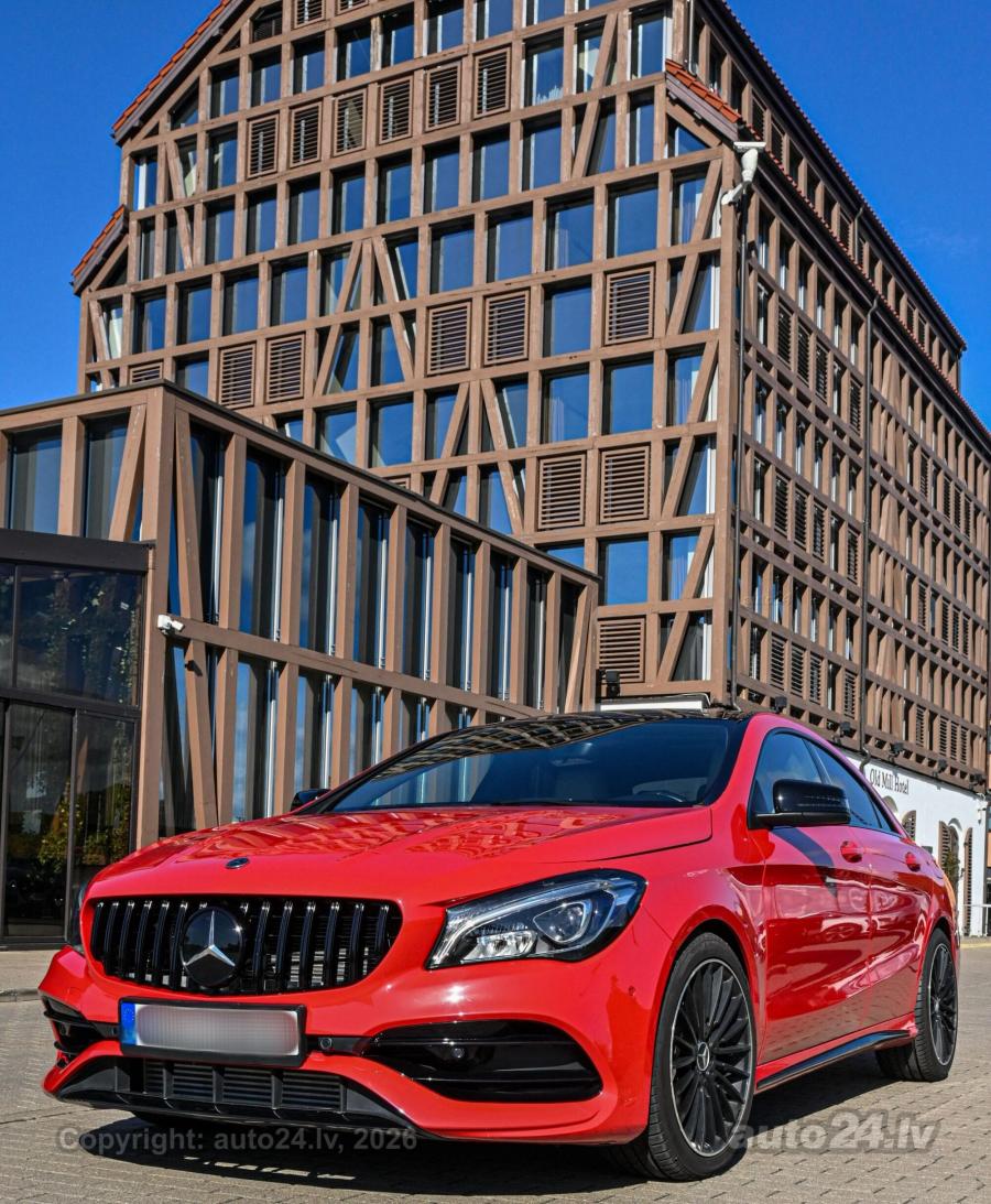 Sarkans Mercedes-Benz CLA-Class 2018 Rīga, ar dzinēja tilpumu 1.99 L un nobraukumu 60 tūkst. km par 20600 €, foto 1 vietnē AUTOMOTO.COM.LV