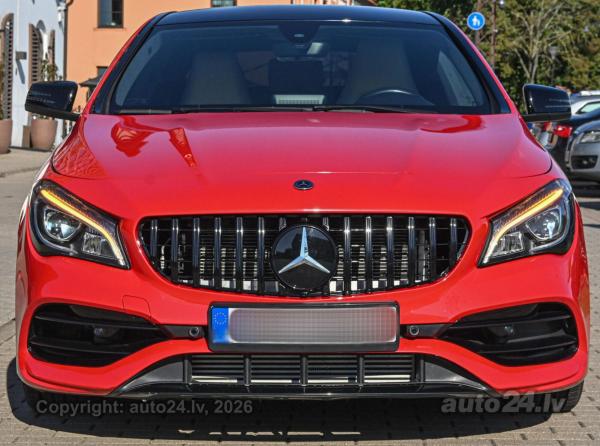 Red Mercedes-Benz CLA-Class 2018 in Riga, with an engine capacity of 1.99 L and mileage of 60 thousand km for 20600 €, photo 3 on AUTOMOTO.COM.LV