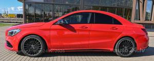 Sarkans Mercedes-Benz CLA-Class 2018 Rīga, ar dzinēja tilpumu 1.99 L un nobraukumu 60 tūkst. km par 20600 €, foto 5 vietnē AUTOMOTO.COM.LV