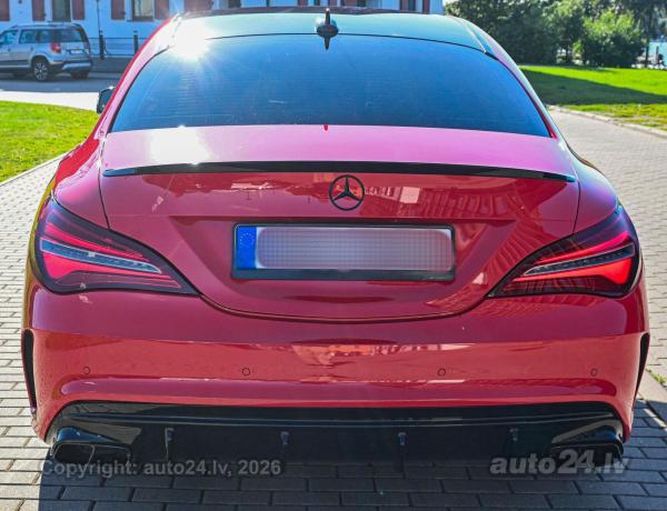 Red Mercedes-Benz CLA-Class 2018 in Riga, with an engine capacity of 1.99 L and mileage of 60 thousand km for 20600 €, photo 7 on AUTOMOTO.COM.LV