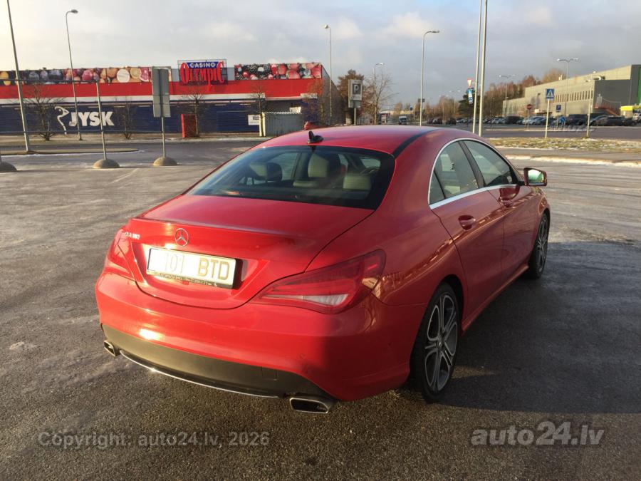 Sarkans Mercedes-Benz CLA-Class 2016 Tallina, ar dzinēja tilpumu 1.60 L un nobraukumu 80 tūkst. km par 16950 €, foto 3 vietnē AUTOMOTO.COM.LV