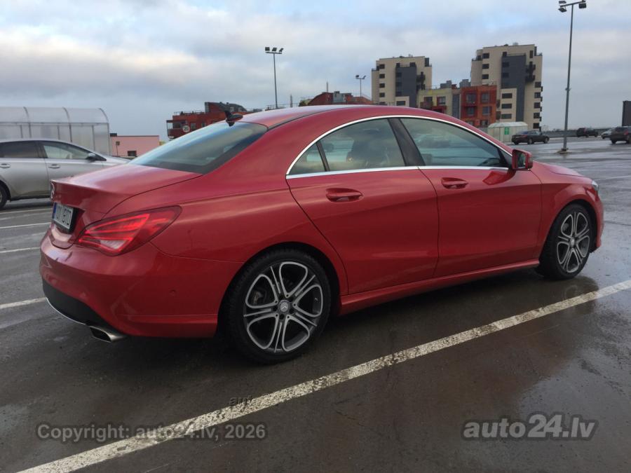 Sarkans Mercedes-Benz CLA-Class 2016 Tallina, ar dzinēja tilpumu 1.60 L un nobraukumu 80 tūkst. km par 16950 €, foto 4 vietnē AUTOMOTO.COM.LV