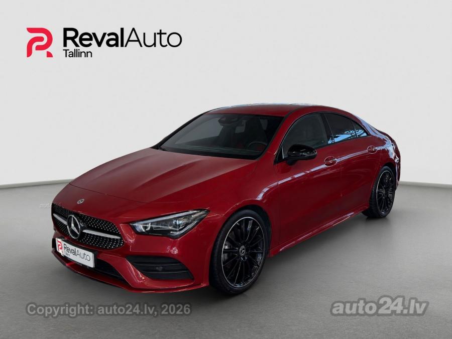 Sarkans Mercedes-Benz CLA-Class 2023 Tallina, ar dzinēja tilpumu 1.30 L un nobraukumu 39 tūkst. km par 33900 €, foto 2 vietnē AUTOMOTO.COM.LV