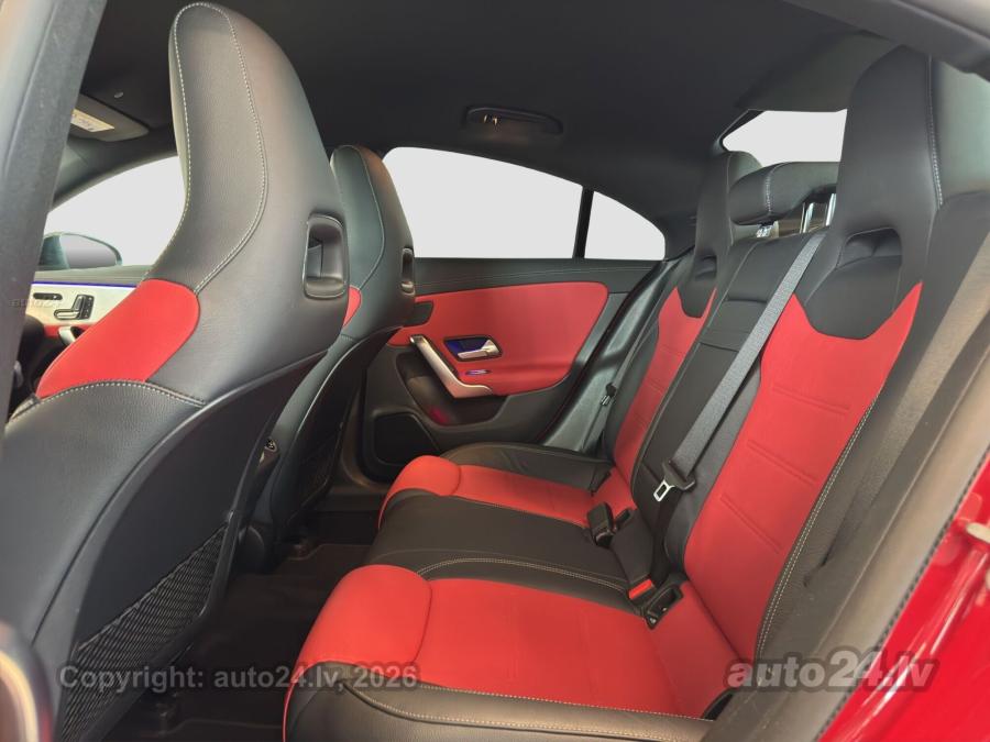 Sarkans Mercedes-Benz CLA-Class 2023 Tallina, ar dzinēja tilpumu 1.30 L un nobraukumu 39 tūkst. km par 33900 €, foto 17 vietnē AUTOMOTO.COM.LV