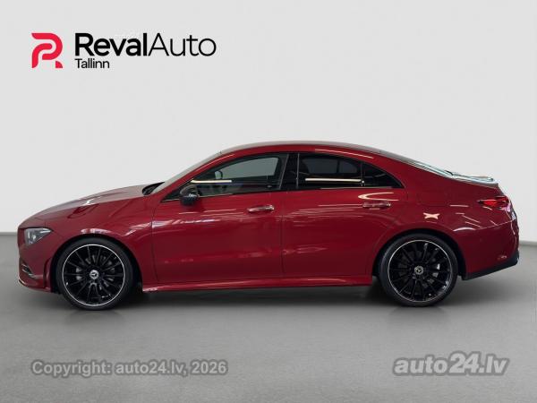 Red Mercedes-Benz CLA-Class 2023 in Tallinn, with an engine capacity of 1.30 L and mileage of 39 thousand km for 33900 €, photo 4 on AUTOMOTO.COM.LV