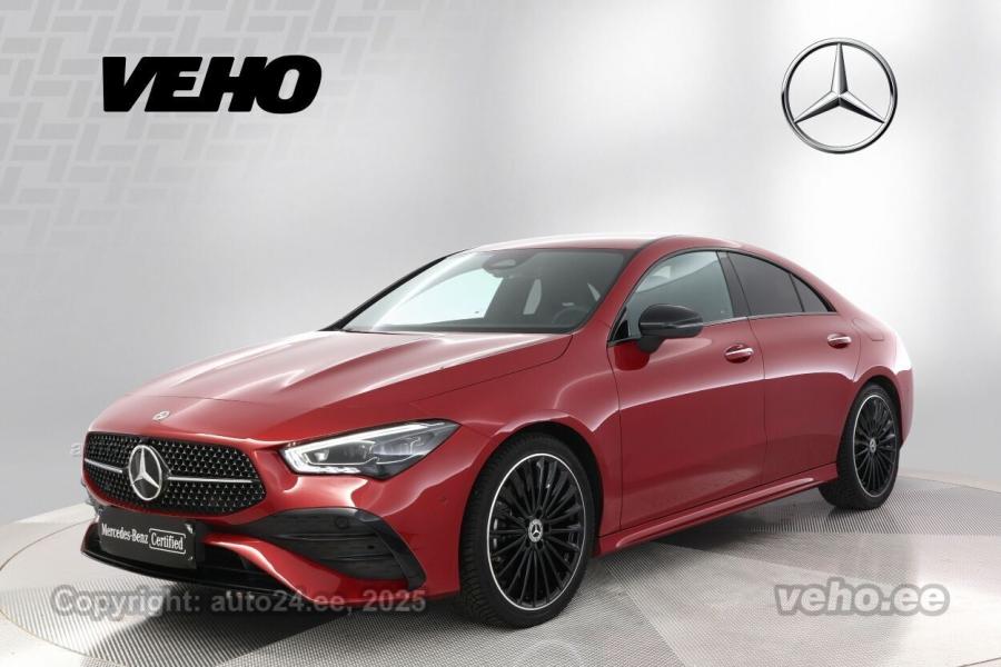 Sarkans Mercedes-Benz CLA-Class 2024 Tallina, ar dzinēja tilpumu 1.30 L un nobraukumu 15 tūkst. km par 42900 €, foto 1 vietnē AUTOMOTO.COM.LV