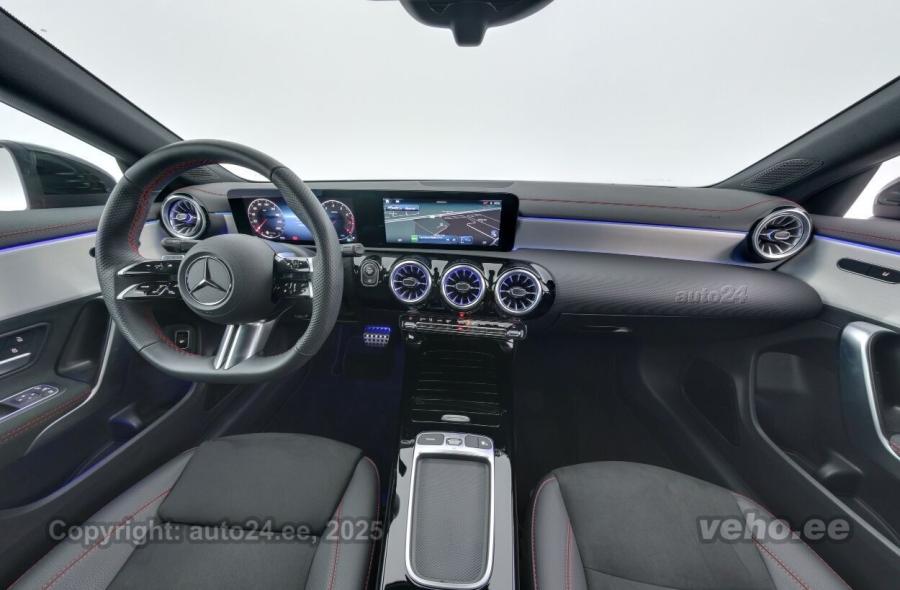 Sarkans Mercedes-Benz CLA-Class 2024 Tallina, ar dzinēja tilpumu 1.30 L un nobraukumu 15 tūkst. km par 42900 €, foto 9 vietnē AUTOMOTO.COM.LV