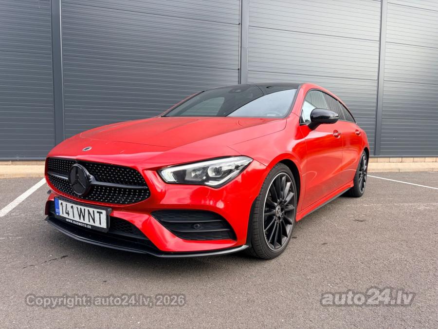 Sarkans Mercedes-Benz CLA-Class 2020 Tallina, ar dzinēja tilpumu 2.00 L un nobraukumu 168 tūkst. km par 30900 €, foto 1 vietnē AUTOMOTO.COM.LV