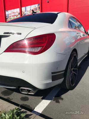 White Mercedes-Benz CLA-Class 2015 in Tallinn, with an engine capacity of 1.60 L and mileage of 173 thousand km for 18500 €, photo 4 on AUTOMOTO.COM.LV