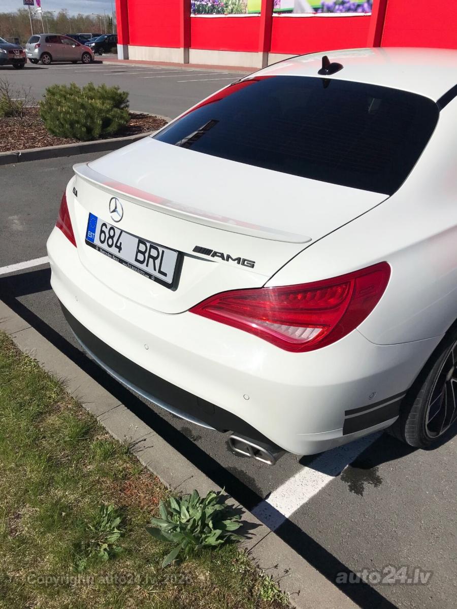 White Mercedes-Benz CLA-Class 2015 in Tallinn, with an engine capacity of 1.60 L and mileage of 173 thousand km for 18500 €, photo 6 on AUTOMOTO.COM.LV