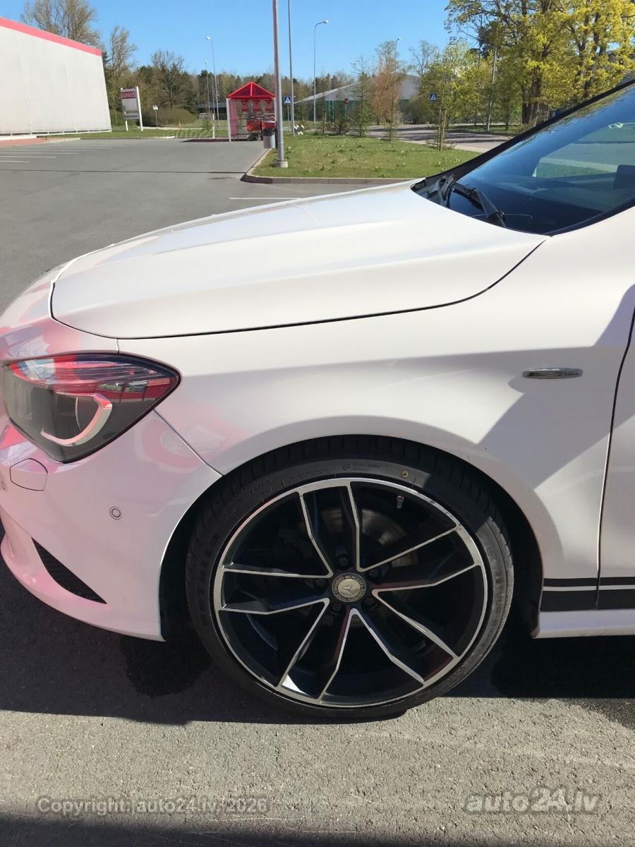 White Mercedes-Benz CLA-Class 2015 in Tallinn, with an engine capacity of 1.60 L and mileage of 173 thousand km for 18500 €, photo 10 on AUTOMOTO.COM.LV