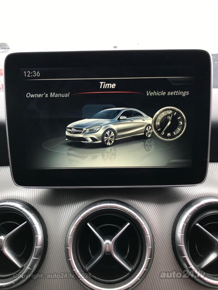 White Mercedes-Benz CLA-Class 2015 in Tallinn, with an engine capacity of 1.60 L and mileage of 173 thousand km for 18500 €, photo 15 on AUTOMOTO.COM.LV