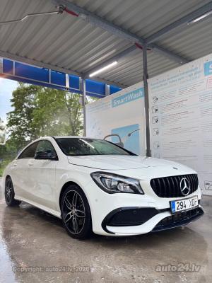 White Mercedes-Benz CLA-Class 2017 in Tallinn, with an engine capacity of 2.10 L and mileage of 199 thousand km for 18500 €, photo  on AUTOMOTO.COM.LV