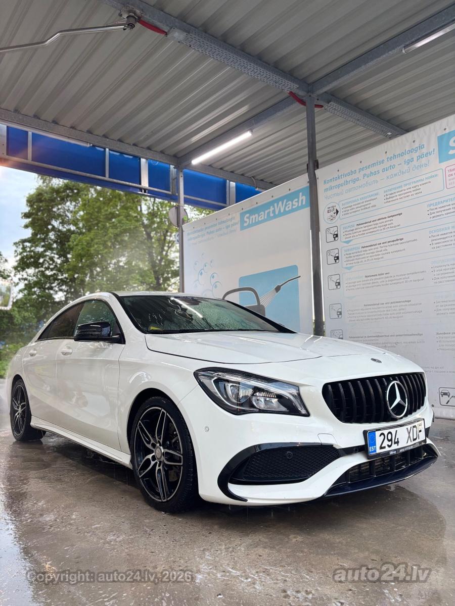 White Mercedes-Benz CLA-Class 2017 in Tallinn, with an engine capacity of 2.10 L and mileage of 199 thousand km for 18500 €, photo 1 on AUTOMOTO.COM.LV