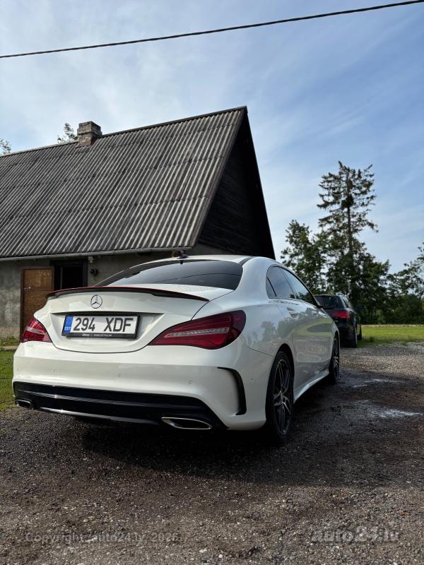 White Mercedes-Benz CLA-Class 2017 in Tallinn, with an engine capacity of 2.10 L and mileage of 199 thousand km for 18500 €, photo 4 on AUTOMOTO.COM.LV
