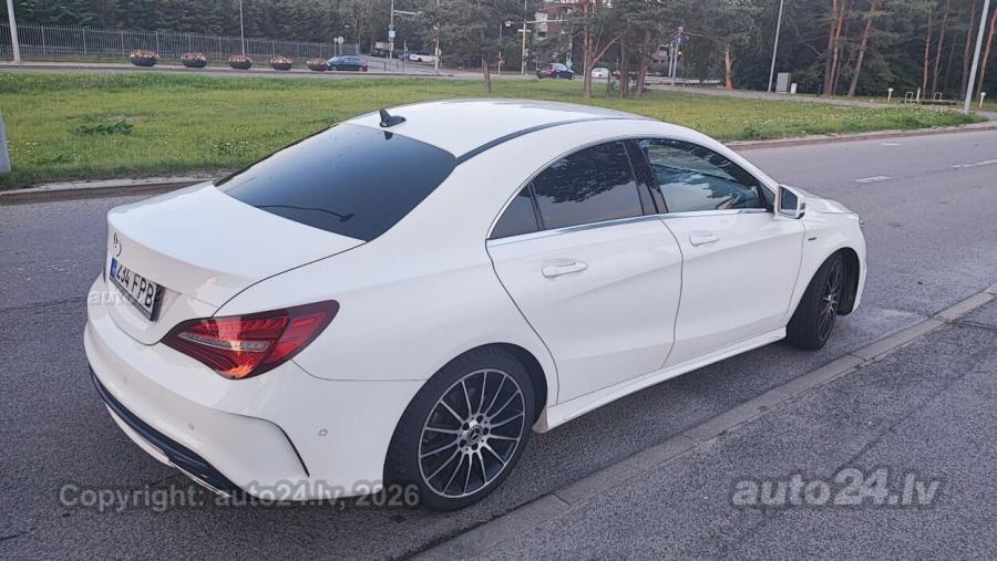 White Mercedes-Benz CLA-Class 2018 in Tallinn, with an engine capacity of 1.50 L and mileage of 103 thousand km for 20000 €, photo 2 on AUTOMOTO.COM.LV