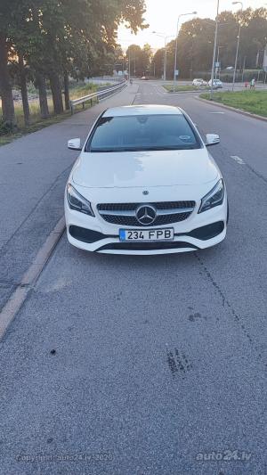 White Mercedes-Benz CLA-Class 2018 in Tallinn, with an engine capacity of 1.50 L and mileage of 103 thousand km for 20000 €, photo 3 on AUTOMOTO.COM.LV