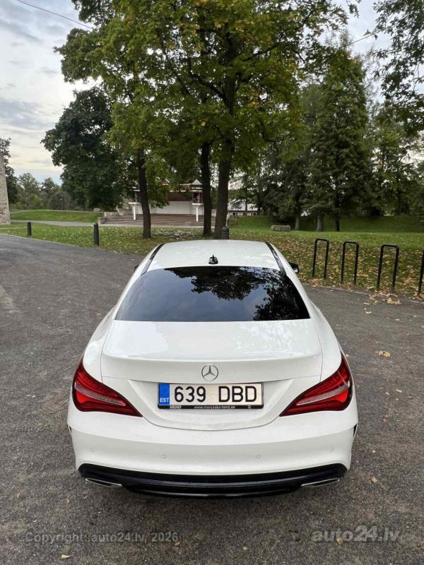 White Mercedes-Benz CLA-Class 2019 in Paide, with an engine capacity of 1.60 L and mileage of 105 thousand km for 23000 €, photo 3 on AUTOMOTO.COM.LV