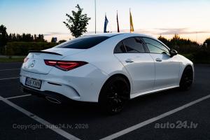 White Mercedes-Benz CLA-Class 2019 in Tallinn, with an engine capacity of 1.50 L and mileage of 182 thousand km for 23500 €, photo 3 on AUTOMOTO.COM.LV