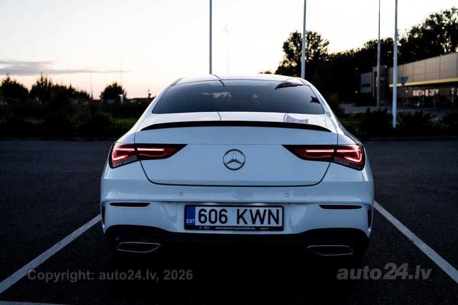 White Mercedes-Benz CLA-Class 2019 in Tallinn, with an engine capacity of 1.50 L and mileage of 182 thousand km for 23500 €, photo 4 on AUTOMOTO.COM.LV