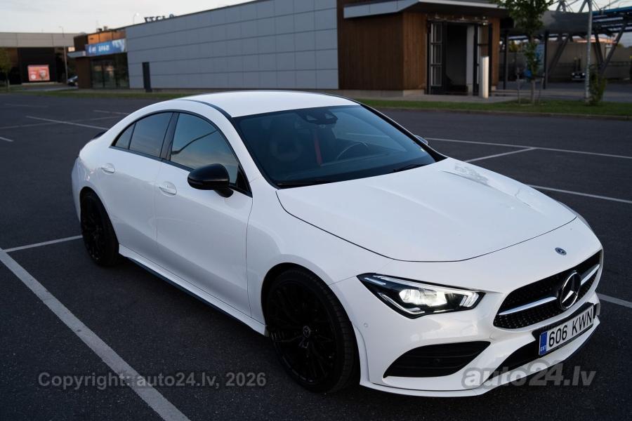 White Mercedes-Benz CLA-Class 2019 in Tallinn, with an engine capacity of 1.50 L and mileage of 182 thousand km for 23500 €, photo 5 on AUTOMOTO.COM.LV