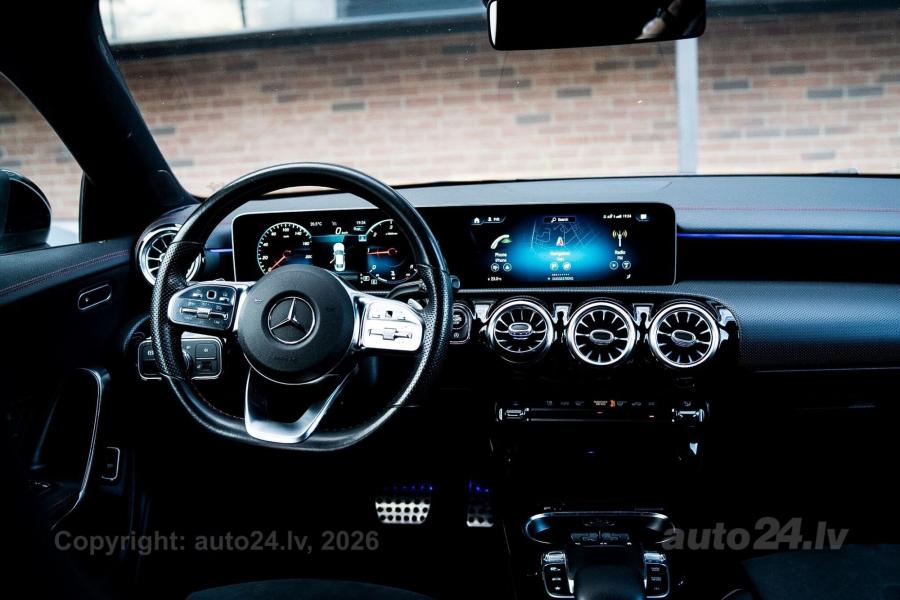 White Mercedes-Benz CLA-Class 2019 in Tallinn, with an engine capacity of 1.50 L and mileage of 182 thousand km for 23500 €, photo 7 on AUTOMOTO.COM.LV