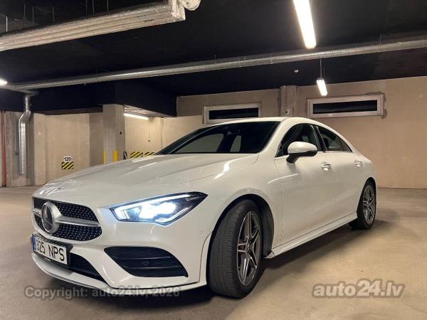 White Mercedes-Benz CLA-Class 2021 in Tallinn, with an engine capacity of 2.00 L and mileage of 71 thousand km for 32500 €, photo 1 on AUTOMOTO.COM.LV