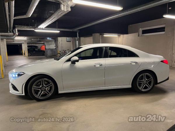 White Mercedes-Benz CLA-Class 2021 in Tallinn, with an engine capacity of 2.00 L and mileage of 71 thousand km for 32500 €, photo 3 on AUTOMOTO.COM.LV