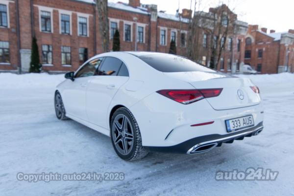 White Mercedes-Benz CLA-Class 2021 in Tallinn, with an engine capacity of 2.00 L and mileage of 78 thousand km for 30990 €, photo 2 on AUTOMOTO.COM.LV