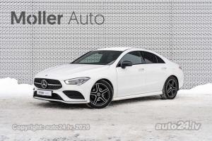 Balts Mercedes-Benz CLA-Class 2022 Rīga, ar dzinēja tilpumu 1.30 L un nobraukumu 61 tūkst. km par 32076 €, foto  vietnē AUTOMOTO.COM.LV