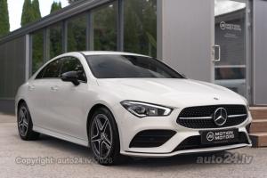 White Mercedes-Benz CLA-Class 2022 in Tallinn, with an engine capacity of 1.30 L and mileage of 45 thousand km for 29900 €, photo  on AUTOMOTO.COM.LV
