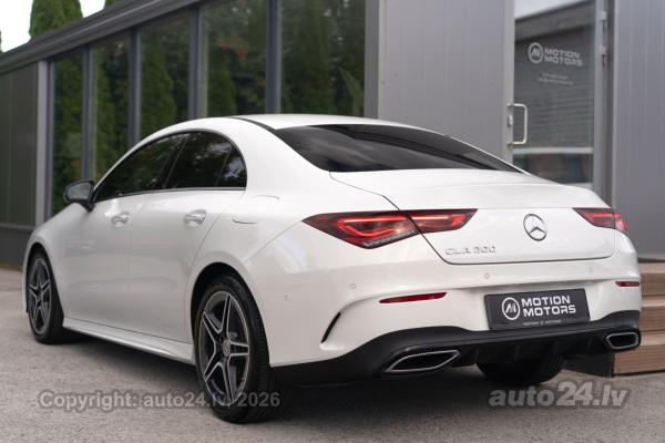 White Mercedes-Benz CLA-Class 2022 in Tallinn, with an engine capacity of 1.30 L and mileage of 45 thousand km for 29900 €, photo 3 on AUTOMOTO.COM.LV
