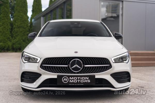 White Mercedes-Benz CLA-Class 2022 in Tallinn, with an engine capacity of 1.30 L and mileage of 45 thousand km for 29900 €, photo 4 on AUTOMOTO.COM.LV