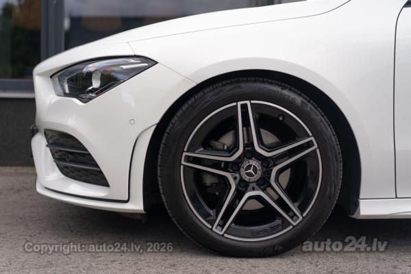 White Mercedes-Benz CLA-Class 2022 in Tallinn, with an engine capacity of 1.30 L and mileage of 45 thousand km for 29900 €, photo 6 on AUTOMOTO.COM.LV