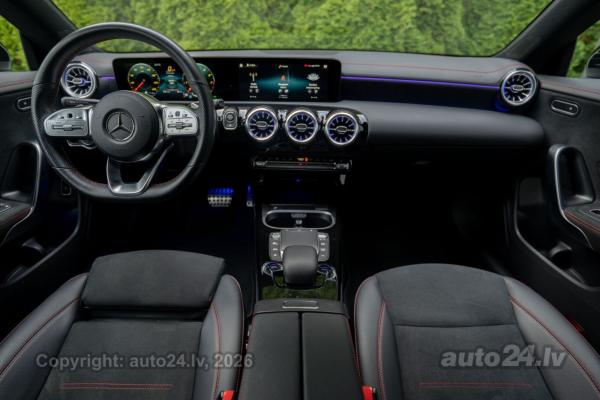 White Mercedes-Benz CLA-Class 2022 in Tallinn, with an engine capacity of 1.30 L and mileage of 45 thousand km for 29900 €, photo 8 on AUTOMOTO.COM.LV