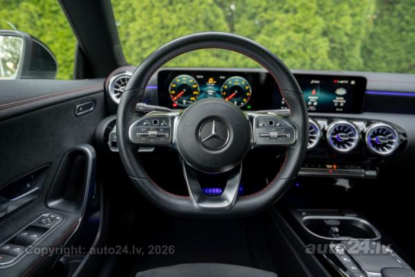 White Mercedes-Benz CLA-Class 2022 in Tallinn, with an engine capacity of 1.30 L and mileage of 45 thousand km for 29900 €, photo 9 on AUTOMOTO.COM.LV